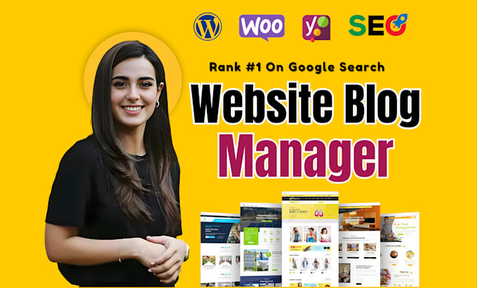 Manage your wordpress website and blog with seo by Anam_nawaz_ | Fiverr