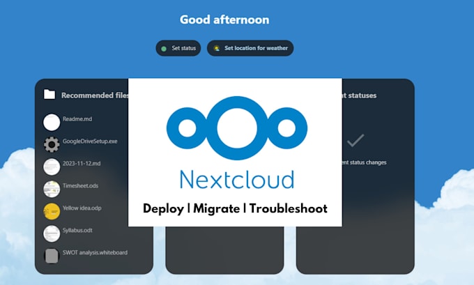 Install and set up nextcloud for your business on vps by Sigitkusuma606 | Fiverr