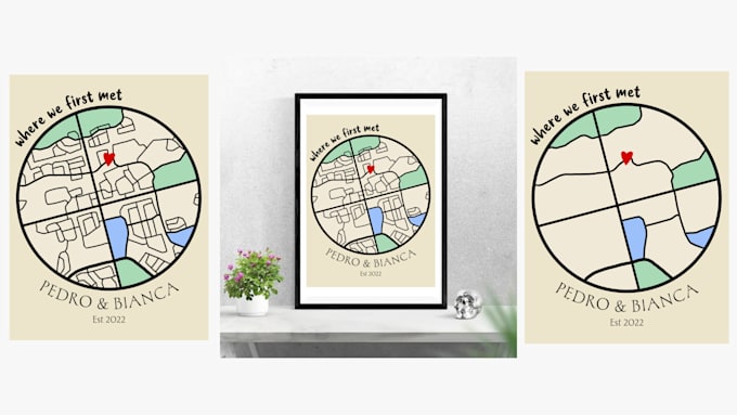 Create poster couple first met in 6 hours by Yan_david | Fiverr