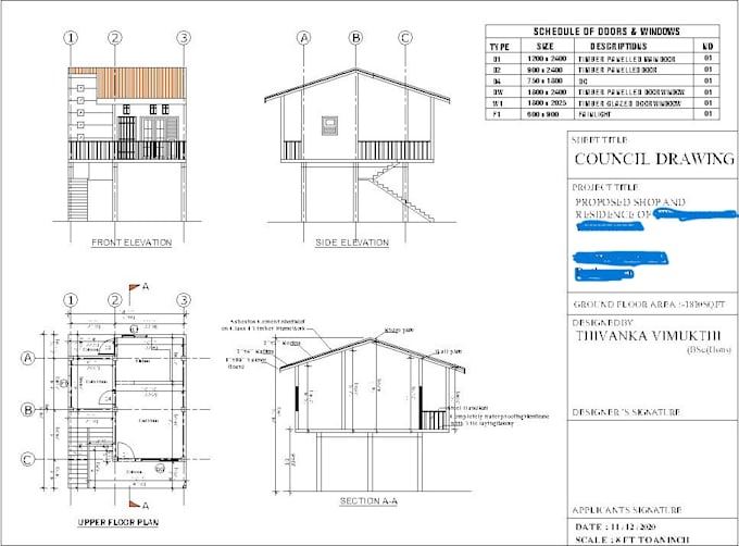 Drafting auto cad 2d floor plans by Thiwanka_wimudi | Fiverr