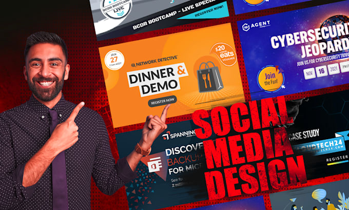 Create a unique social media design for you by Ismailmhoni | Fiverr