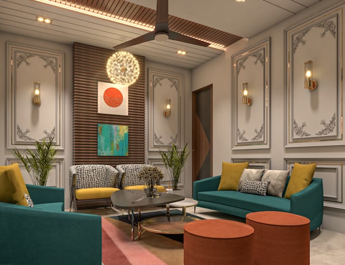 Provide residential interior with 3d model and renders by ...