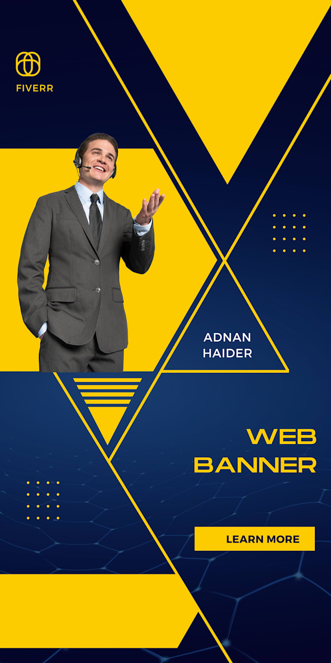 Make professional website banner,slider,ad banner by Adnanhaider555 ...