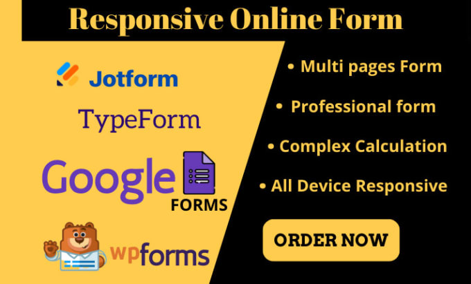 Design responsive online form quiz survey using jotform, google forms ... Design responsive online form quiz survey using jotform, google forms ...
