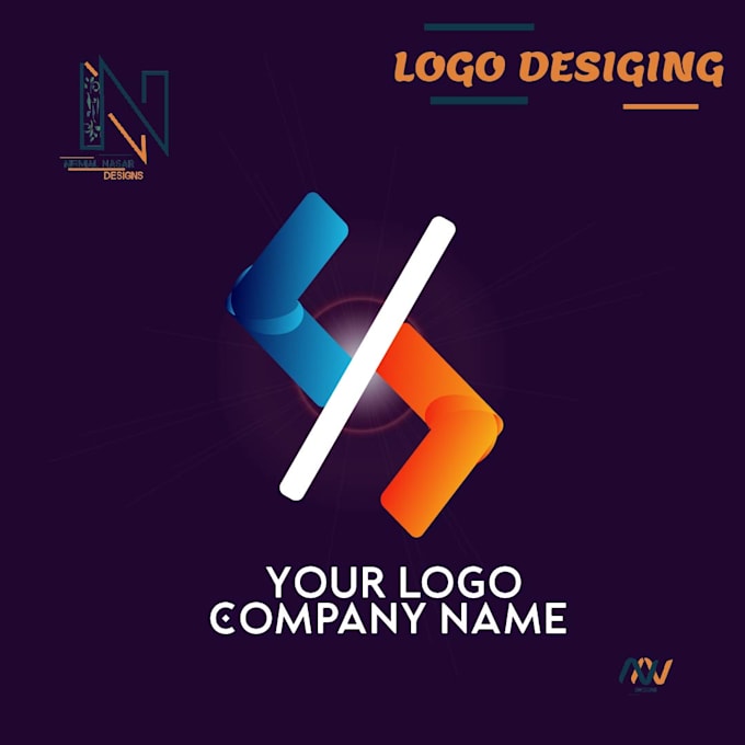 Design a sleek modern and immaculate logo by Nirmalnasar | Fiverr