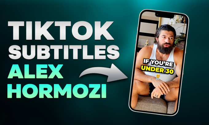 Edit Alex Hormozi Tiktok Instagram Reels Style Video By Mateal Zuck