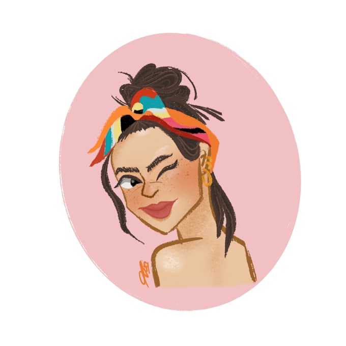 Draw your doppelganger portrait in my style by Rosyillust | Fiverr