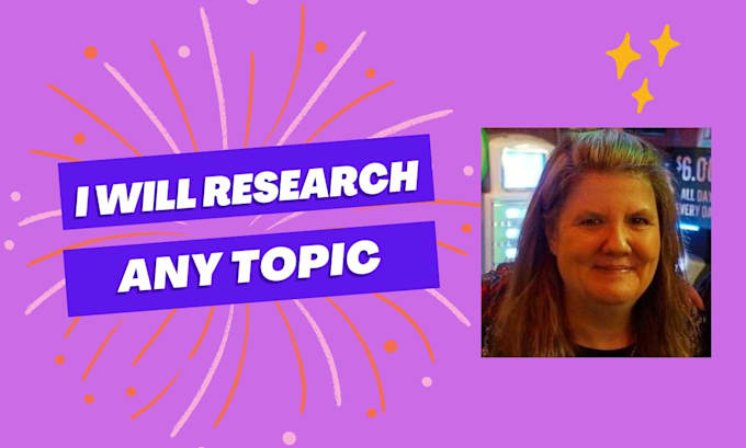 Research any topic for you by Visage13 | Fiverr