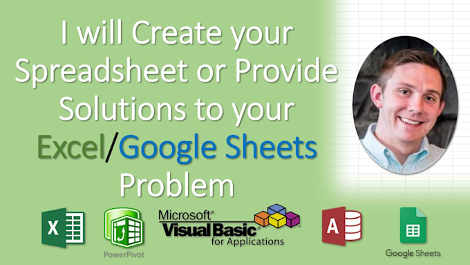 Create your spreadsheet or solve your excel or google sheets problem by Smwixted | Fiverr