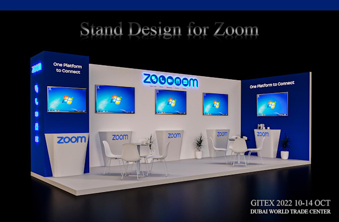 Design And Render 3d Trade Booth Design And Exhibition, 04/19/2024