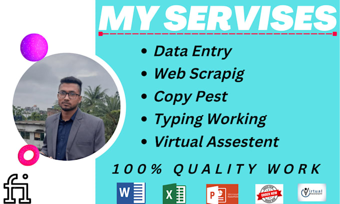 Be Work Your Data Entry By Tapubiswas778 Fiverr