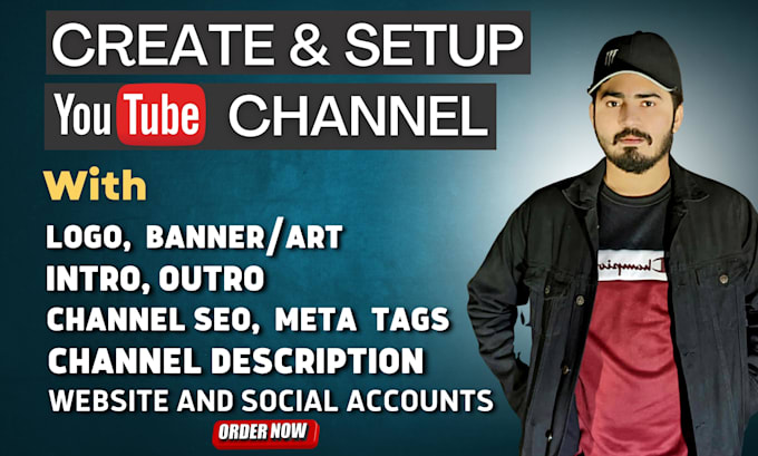 Create and setup youtube channel by Usamamalik6321 | Fiverr