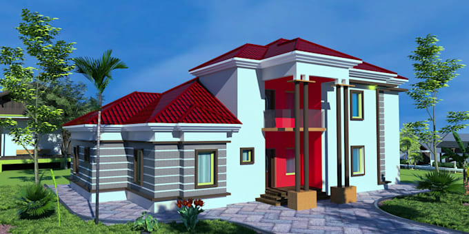 Make photorealistic architectural 3d rendering architectural drawings by Sololasunday | Fiverr