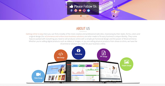 Create html5 adaptive web page by Adesignforu | Fiverr