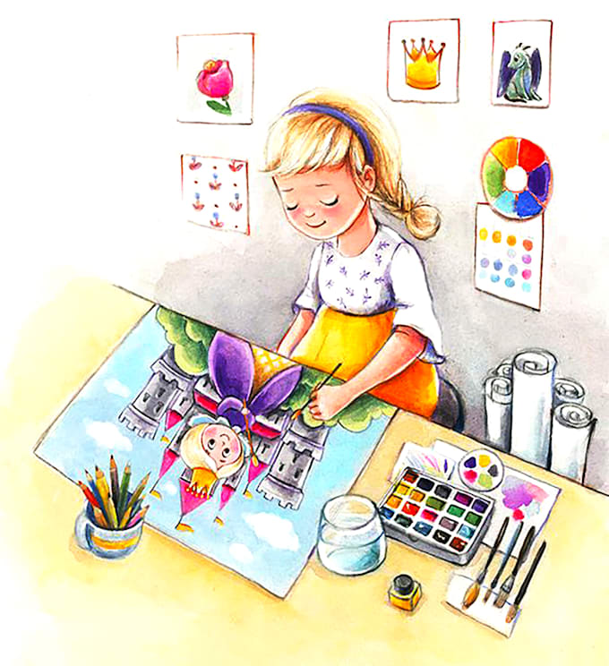 Be illustrate children story book illustrations by Tannerwilder | Fiverr