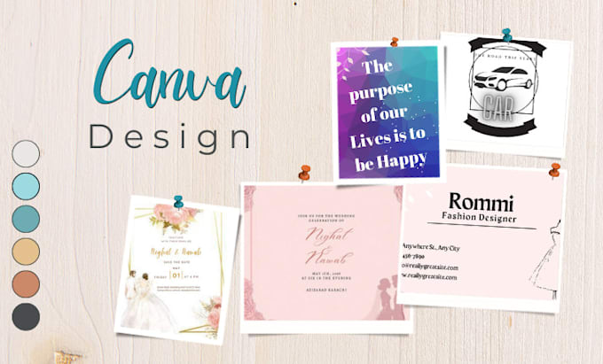 Use canva to create anything by Ramshanawab20 | Fiverr