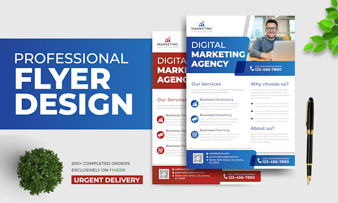 Do professional business flyer, brochure design and graphics design by ...