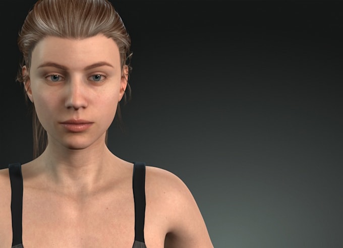 Create realistic human character with rig by Usmanxc | Fiverr
