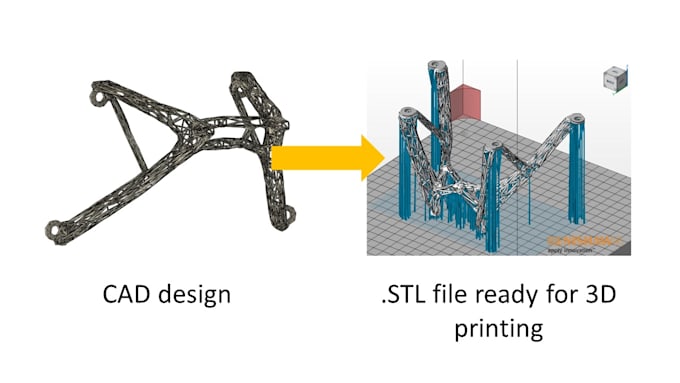 Design a 3d model and deliver an stl file for 3d printing by Fojtax ...