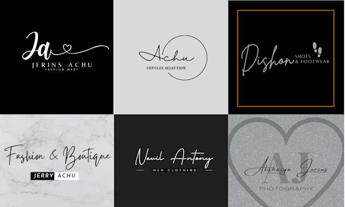 Design perfect signature logo quickly for you by Jerry4creations | Fiverr