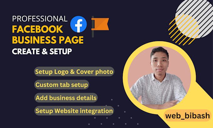 Create and setup professional facebook business page,design unique ...