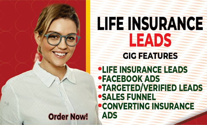 Design life insurance landing page with high conversion rates, facebook ...