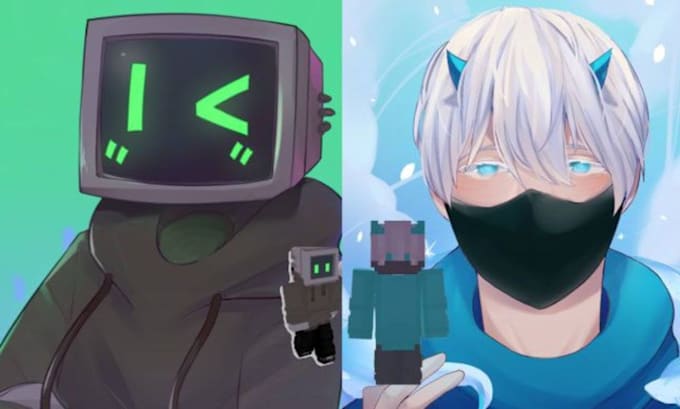 Roblox Or Minecraft Character In Anime Style Minecraft roblox Character drawing By Derick lok roblox-or-minecraft-character-in-anime-style-minecraft-roblox-character-drawing-by-derick-lok