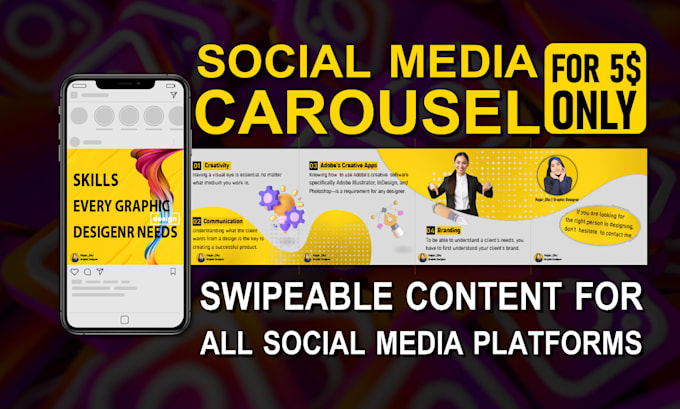 Design attractive carousel for your social media platform by Hajar_okc ...