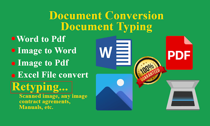 Do covert or retyping document pdf, ms word, ms excel by Graphicjob381 ... Do covert or retyping document pdf, ms word, ms excel by Graphicjob381 ...