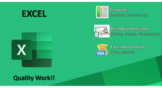 Automate excel sheets vba macros, create templates, trackers and ...