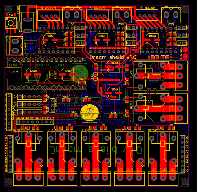 Make you a custom 2 layer pcb board by Abdelhamid_saad | Fiverr