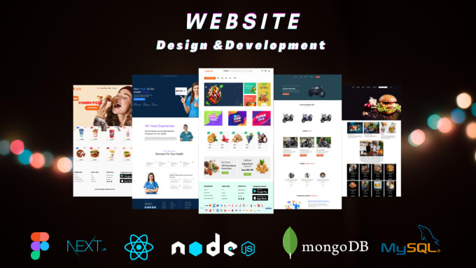 Build responsive website using react, nextjs, nodejs, figma by ...