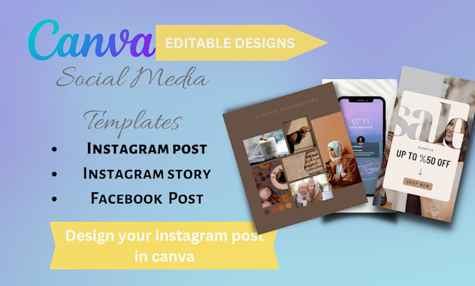 Design professionally canva templates for social media by Aashan1215 ...