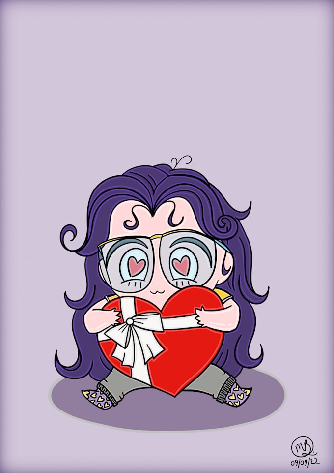 Turn you into a chibi character by Itsartkay | Fiverr