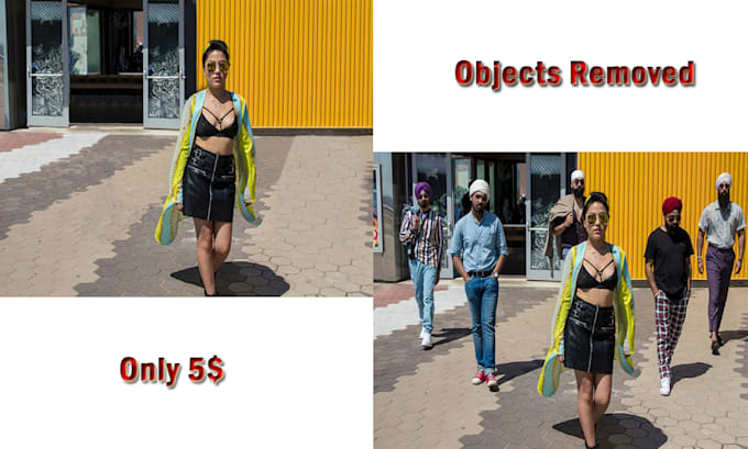 Objects remove, object add change background using photoshop by Wajidali804 | Fiverr