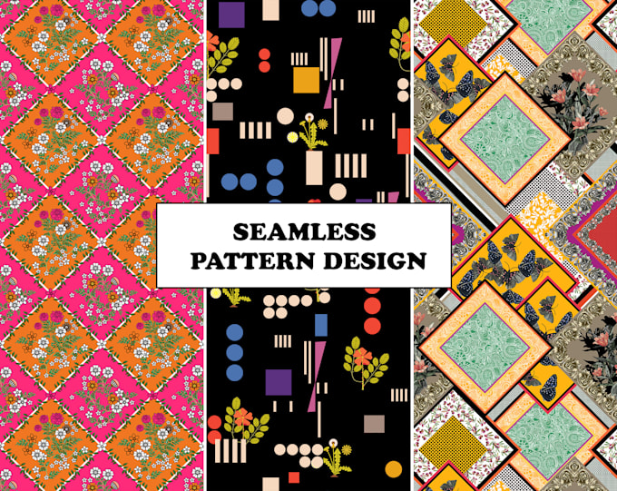 Design a unique seamless repeat textile pattern design by Haniyabaig ...