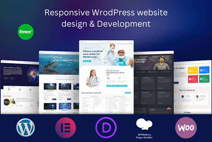 Design, redesign and develop responsive wordpress websites by Galib_web ...