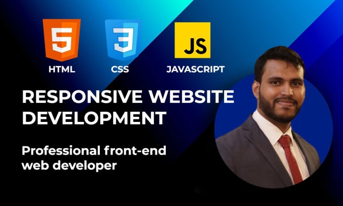 Develop Responsive Website Html Css Javascript As A Frontend Web Developer By Ravindusrimal Fiverr