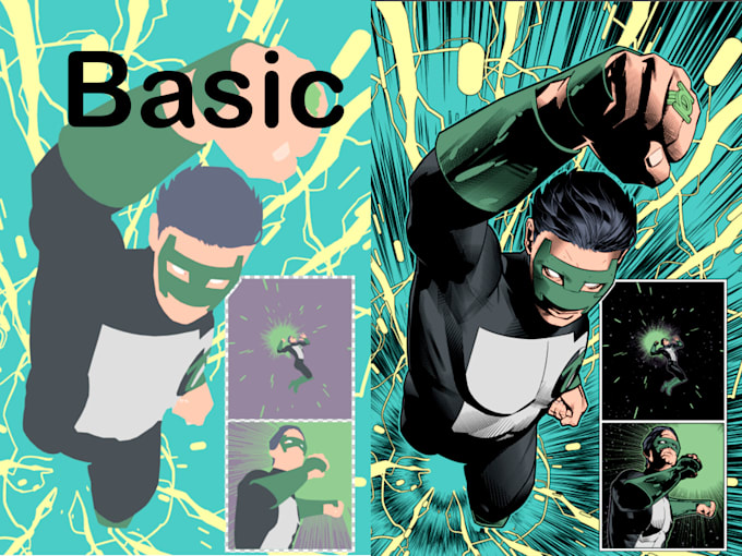 Add flat colors to your comic book pages by Ladamadragon22 | Fiverr