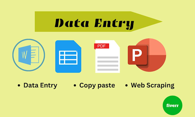 Do accurate data entry, fast typing and excel data entry by ...