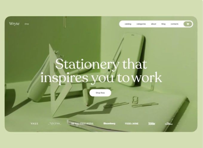 Create eye catching website ui and ux design for your business by ...