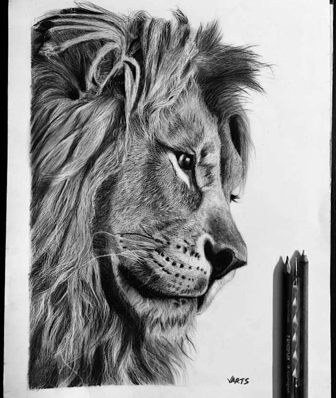 Do realistic pencil sketch from a photo by Varts22 | Fiverr