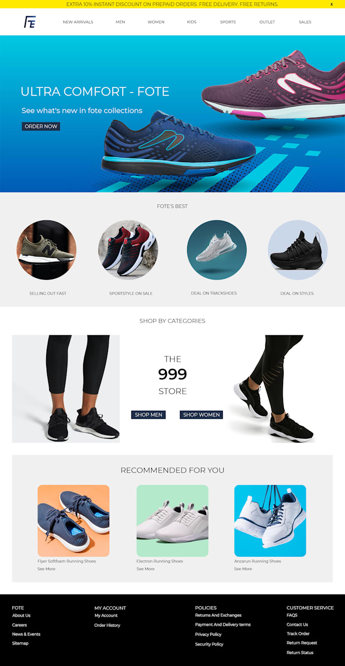 Design website page in a creative way by Makecreativelab | Fiverr