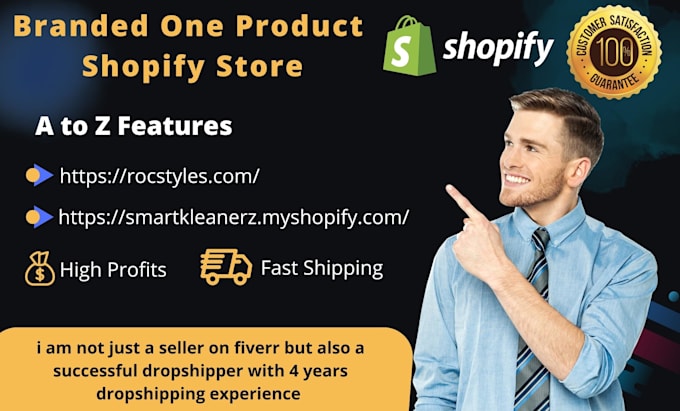 Create one product shopify store , dropshipping store by Abdullah_codex | Fiverr
