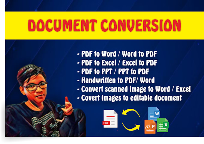 Convert your pdf to word by Fzreborn | Fiverr