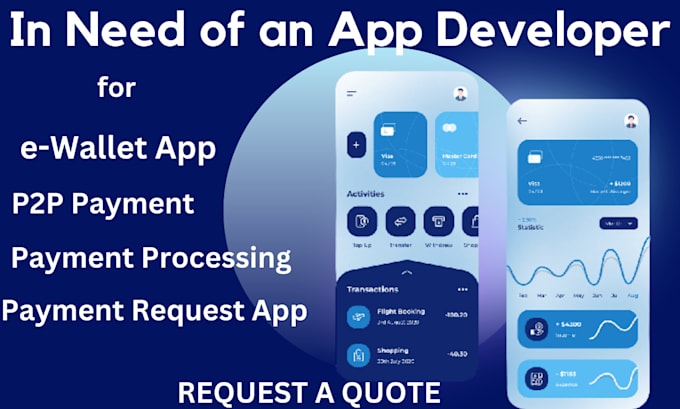 Develop ewallet app, blockchain app, payment processing app, payment ...