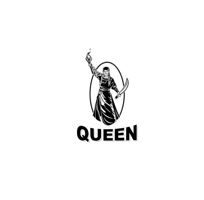 Do smart popular queen logo with package by Laura_foxworth | Fiverr