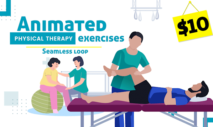 Animate physical therapy, yoga exercises and medical ads by ...