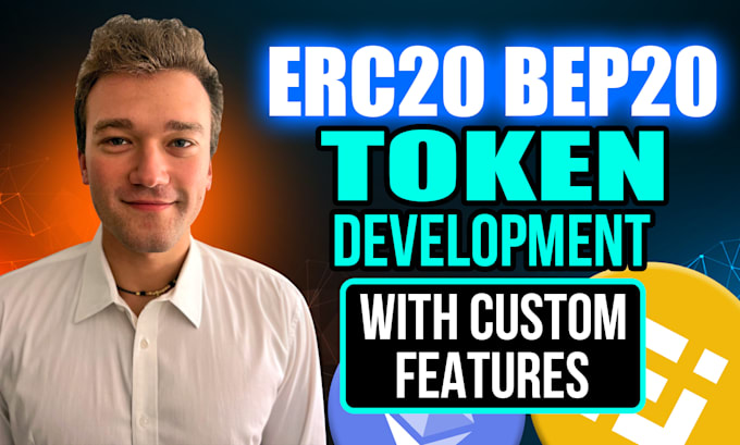 Create custom erc20, bep20 token development smart contracts by Web3cryptodev | Fiverr