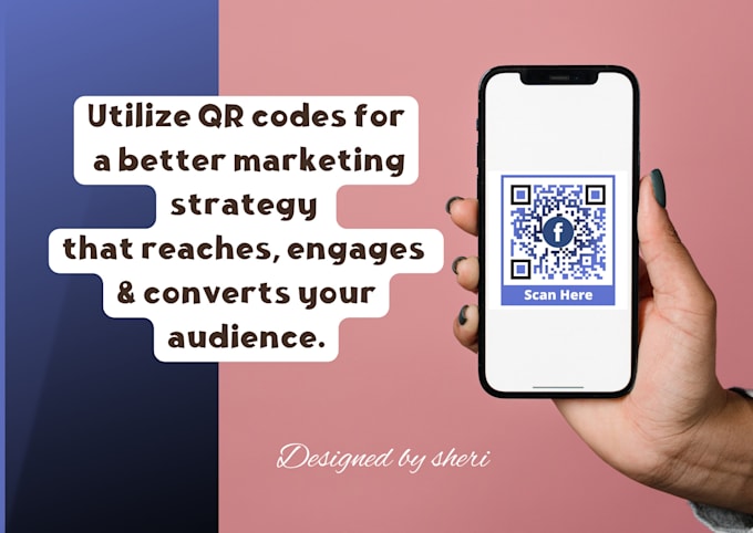 Provide a service of custom qr code generator with logo and qr code ...